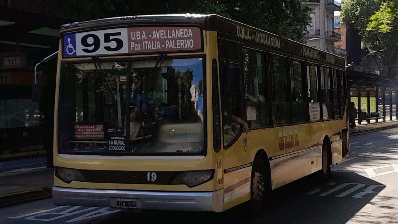 Línea 95 interno 19 Tatsa Puma D10.5 III sin aire acondicionado - YouTube