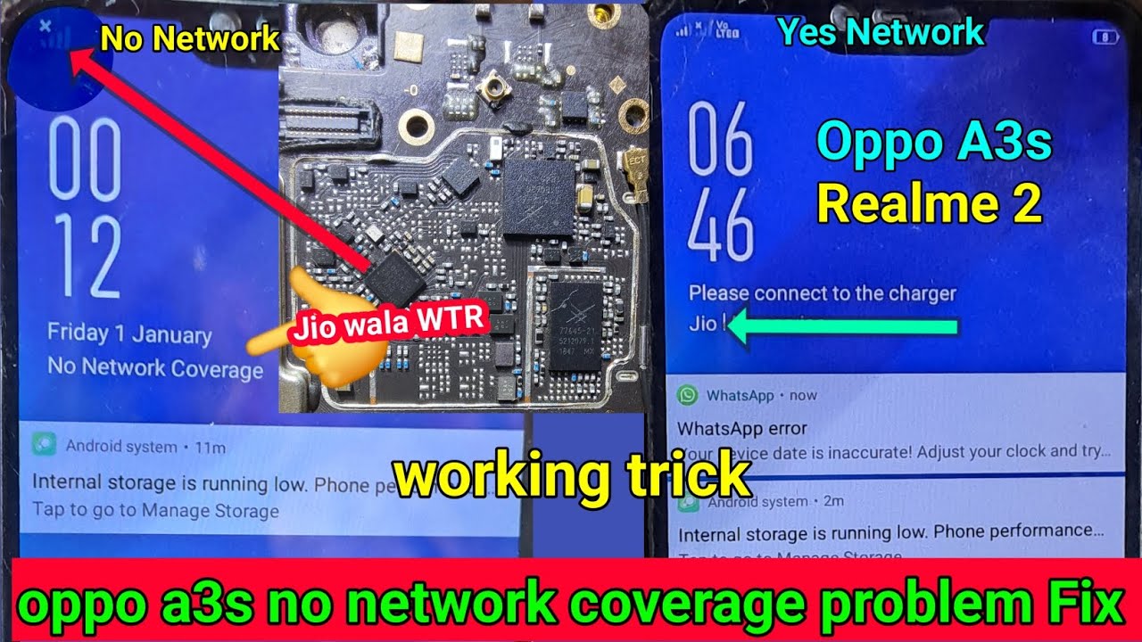 oppo a3s no network coverage problem Fix | realme 2 no network coverage ...