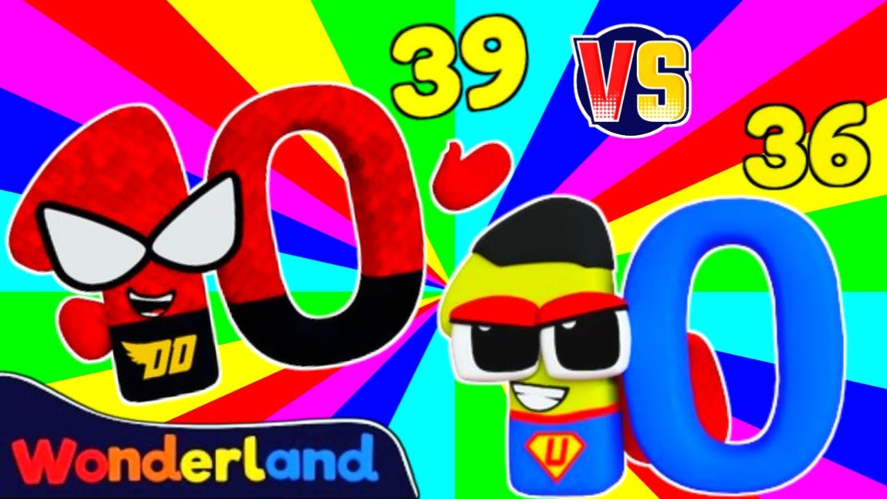 Wonderland Numberblocks: Addition of numbers| BIG NUMBERS | numberblcoks skip this calculation ...