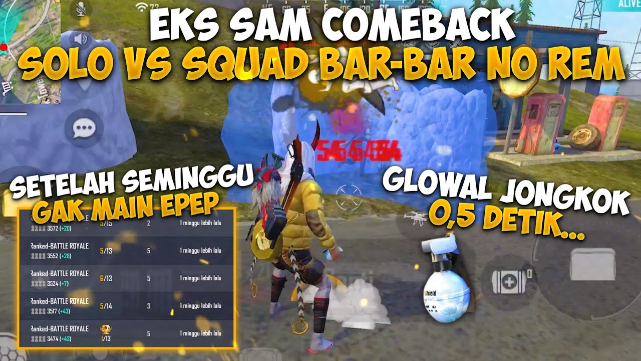 EKS SAM COMEBACK BAR-BAR NO REM!! AUTO GLOWAL 0,5 DETIK PADAHAL DAH ...