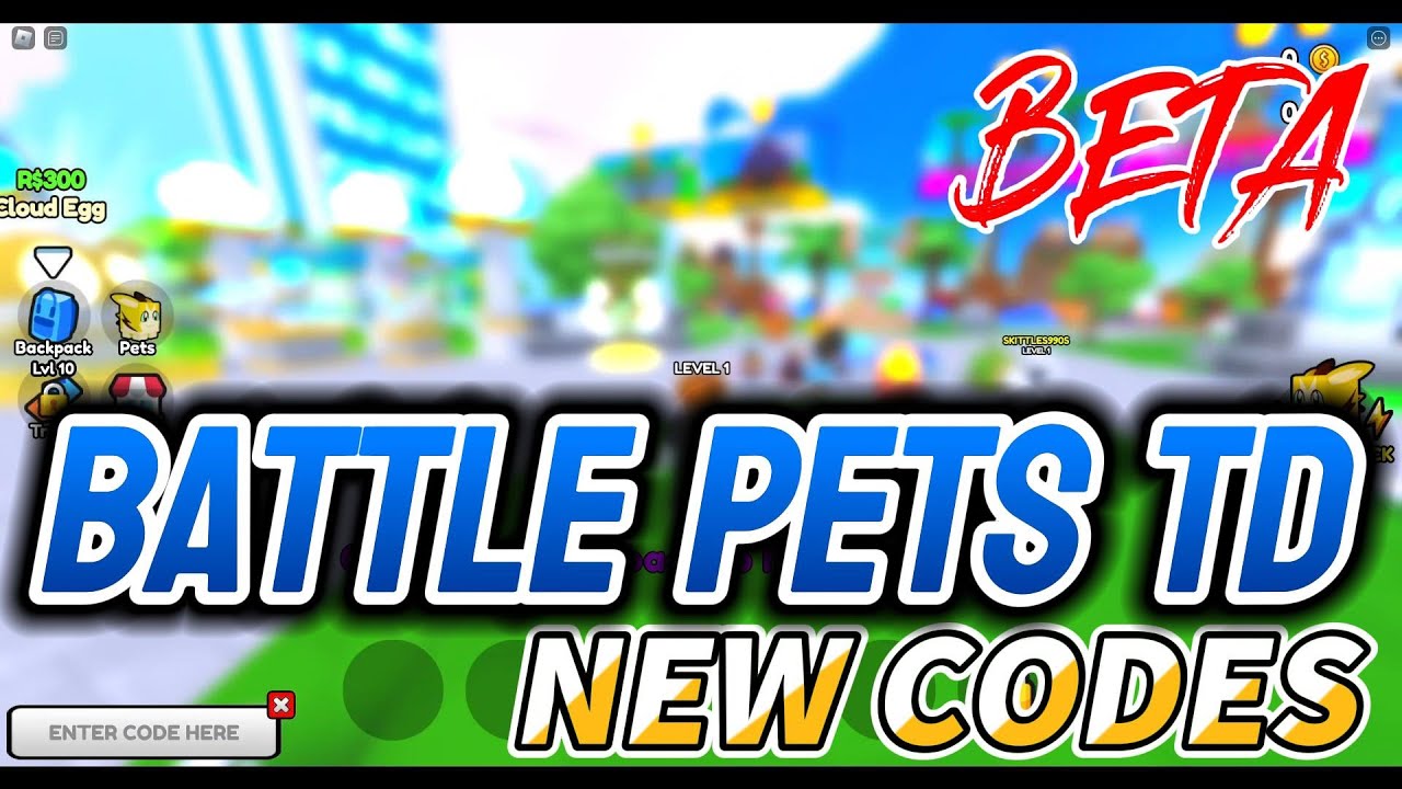 New Battle Pets TD Code + How to Redeem - YouTube