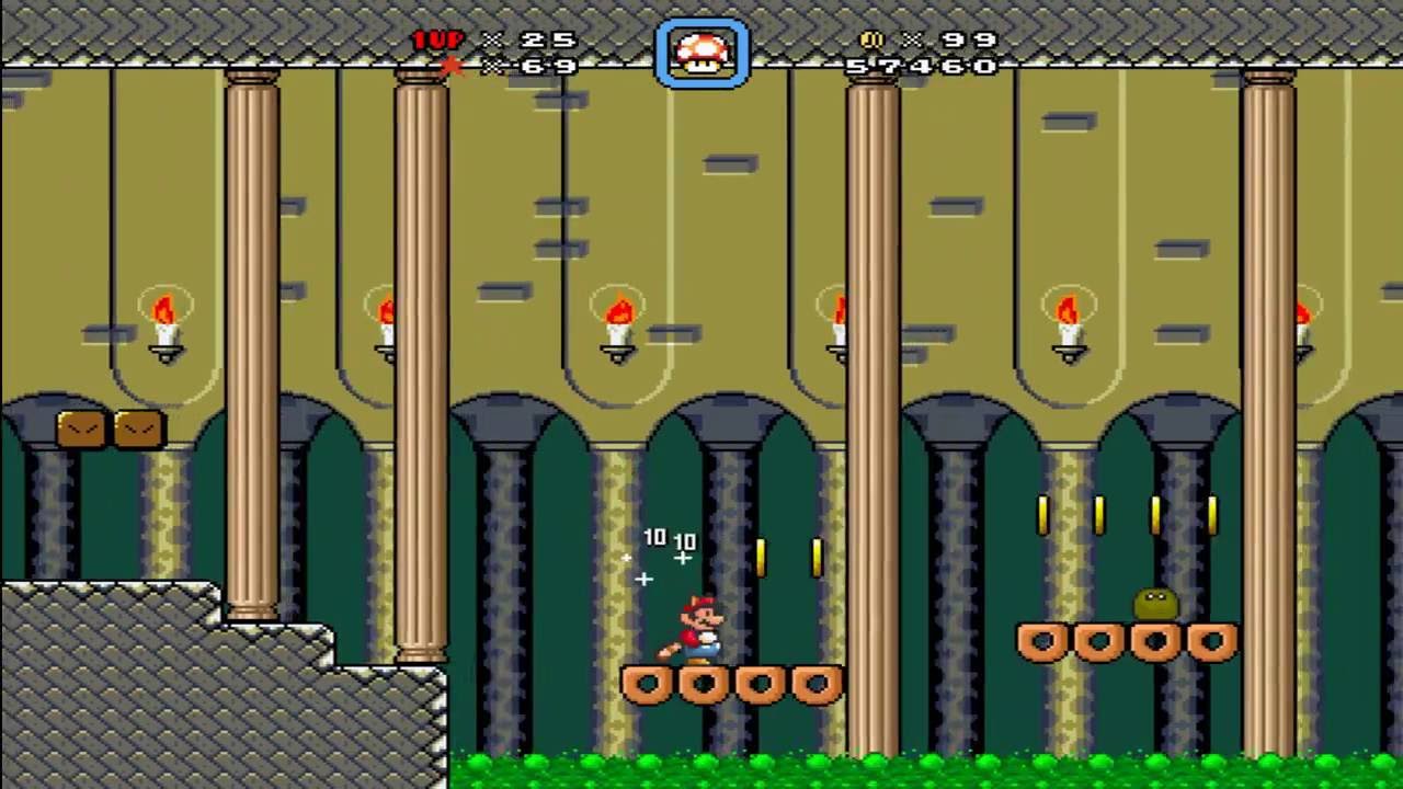 Sarasaland Adventure v4.0 (SMBX) - Forest Castle (3-8) - YouTube