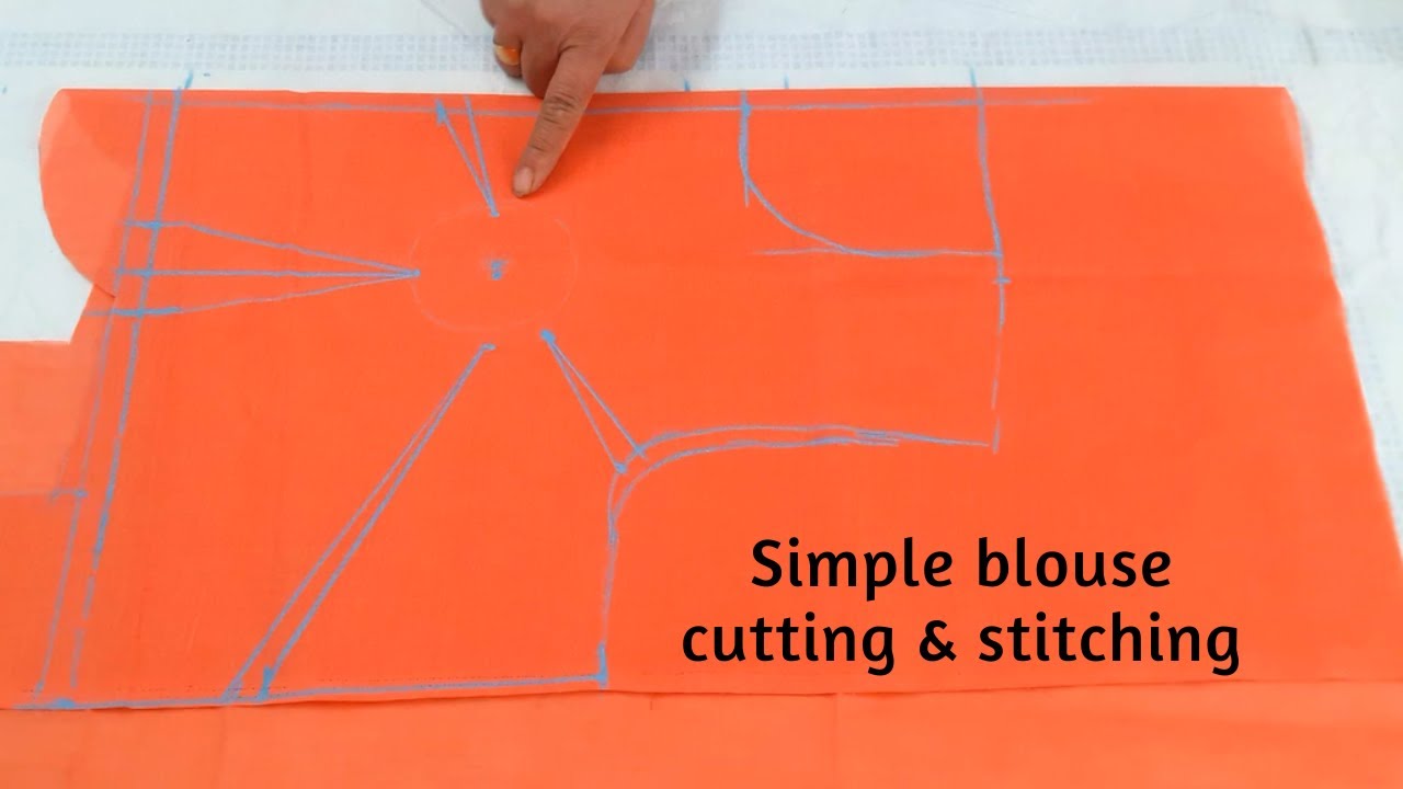 Blouse Cutting & Stitching | Simple Blouse Cutting & stitching | Easy ...