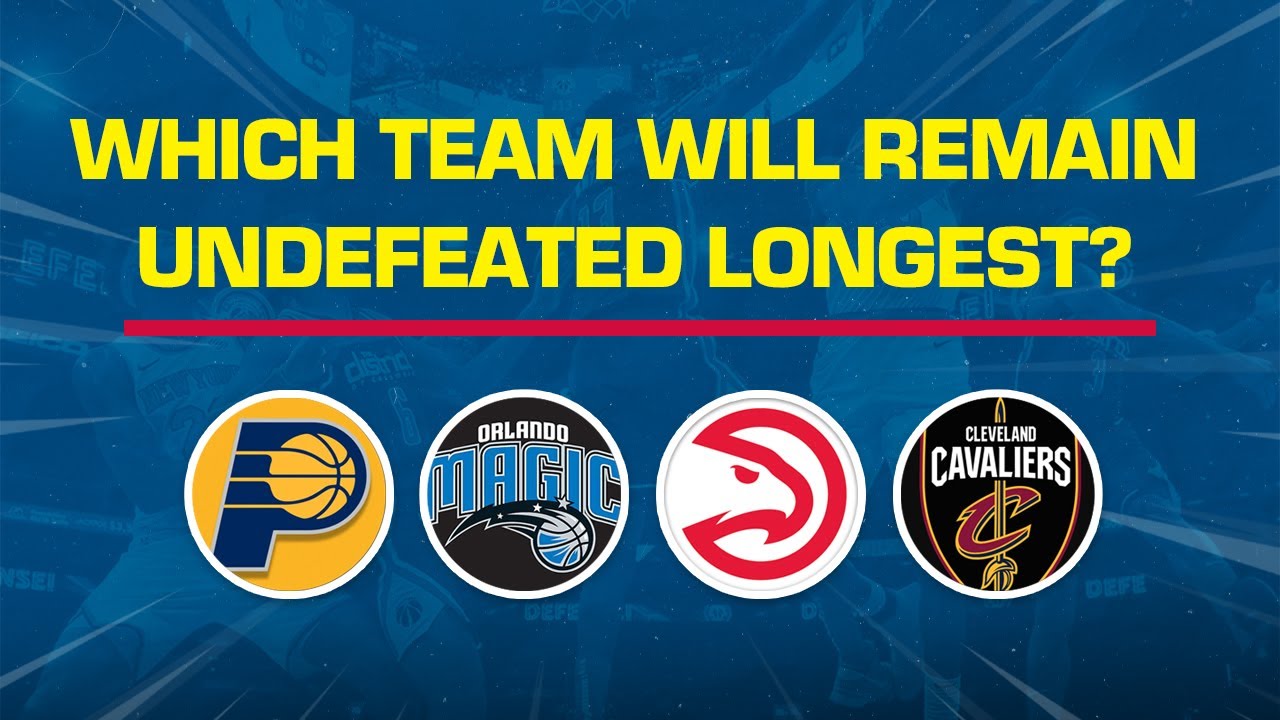 Which NBA Team Will Remain Undefeated Longest? - YouTube