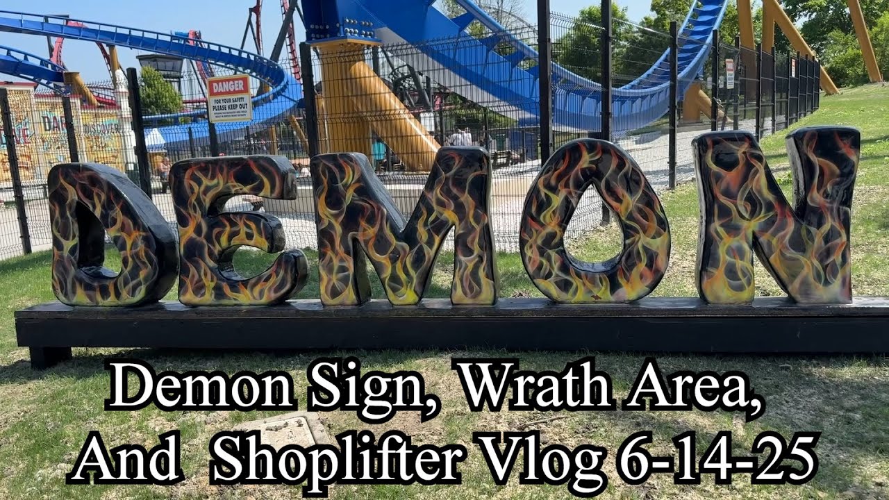 Demon Sign, Wrath Area, And Shoplifter Vlog 6-14-25 - YouTube