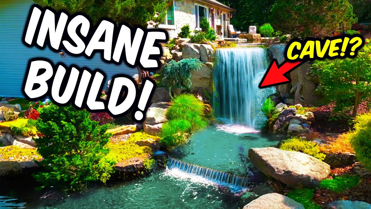 6ft DEEP Pond Against HOUSE. COOLEST Thing I've Seen - YouTube