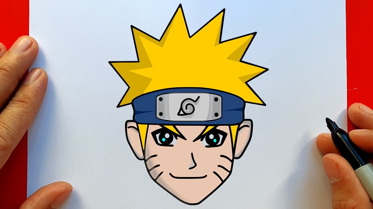 Naruto Drawing - How To Draw Naruto for Beginner - YouTube