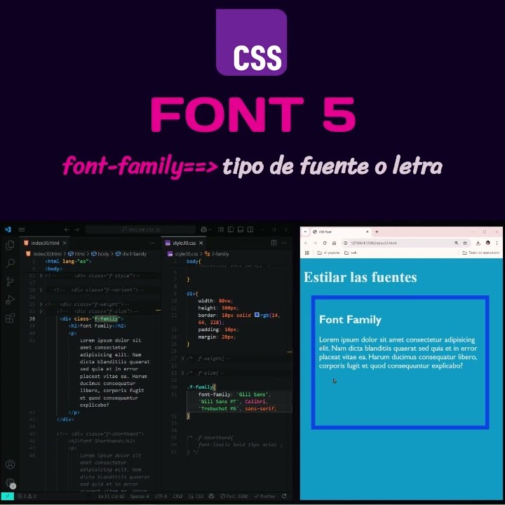 🌟📢🚀CURSO CSS GRATIS 💰¡USA EL TIPO DE LETRA O FUENTE QUE MAS TE GUSTE EN ...