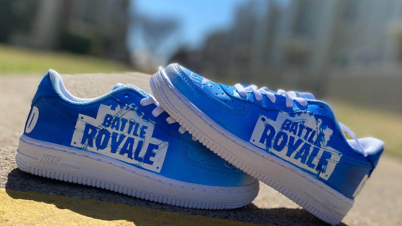 Custom Fortnite Air Force 1 - YouTube