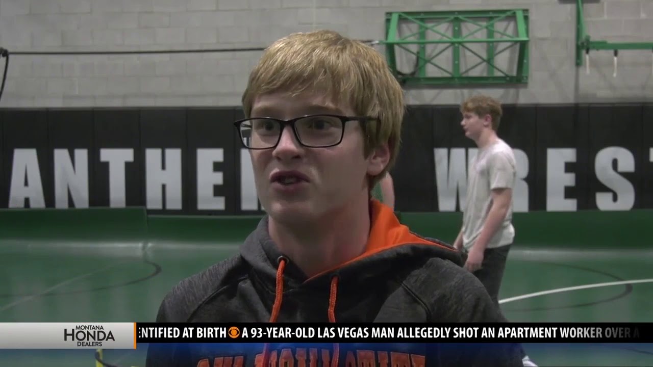 Carter Schmidt becoming rising star for Belgrade wrestling - YouTube