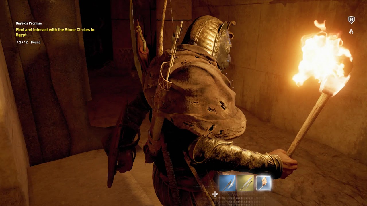 Assassin's Creed Origins Pyramid Tomb Khafre Get Canaanite Sickle Sword ...