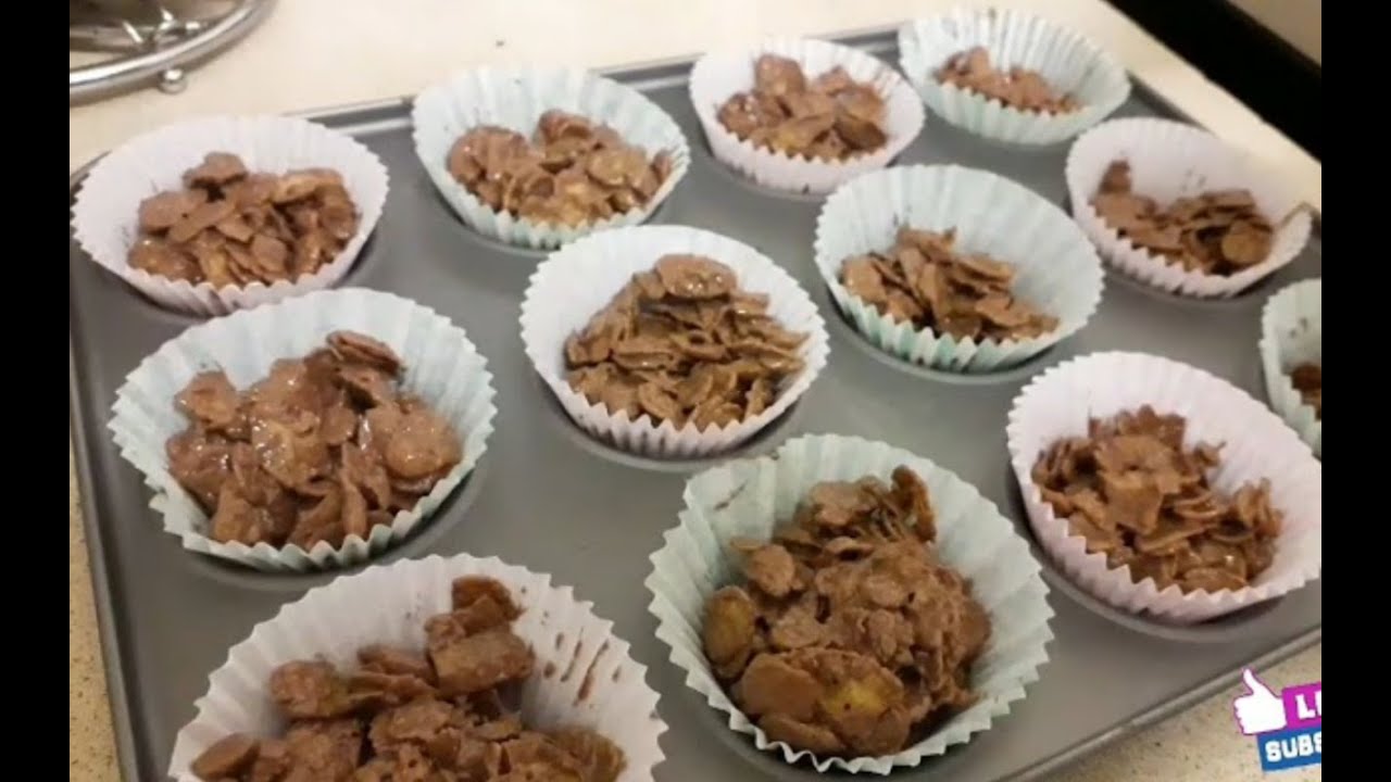 VLOG 26 | Chocolate Cornflake Clusters | Simple,sweet & tasty. - YouTube