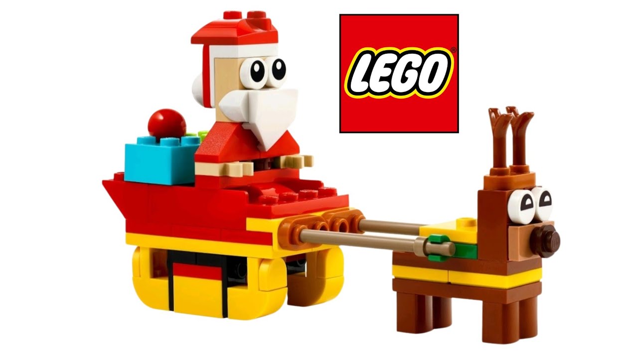 How to Build LEGO Creator Santa's Sleigh Ride 30670 #Lego #Build #DIY ...