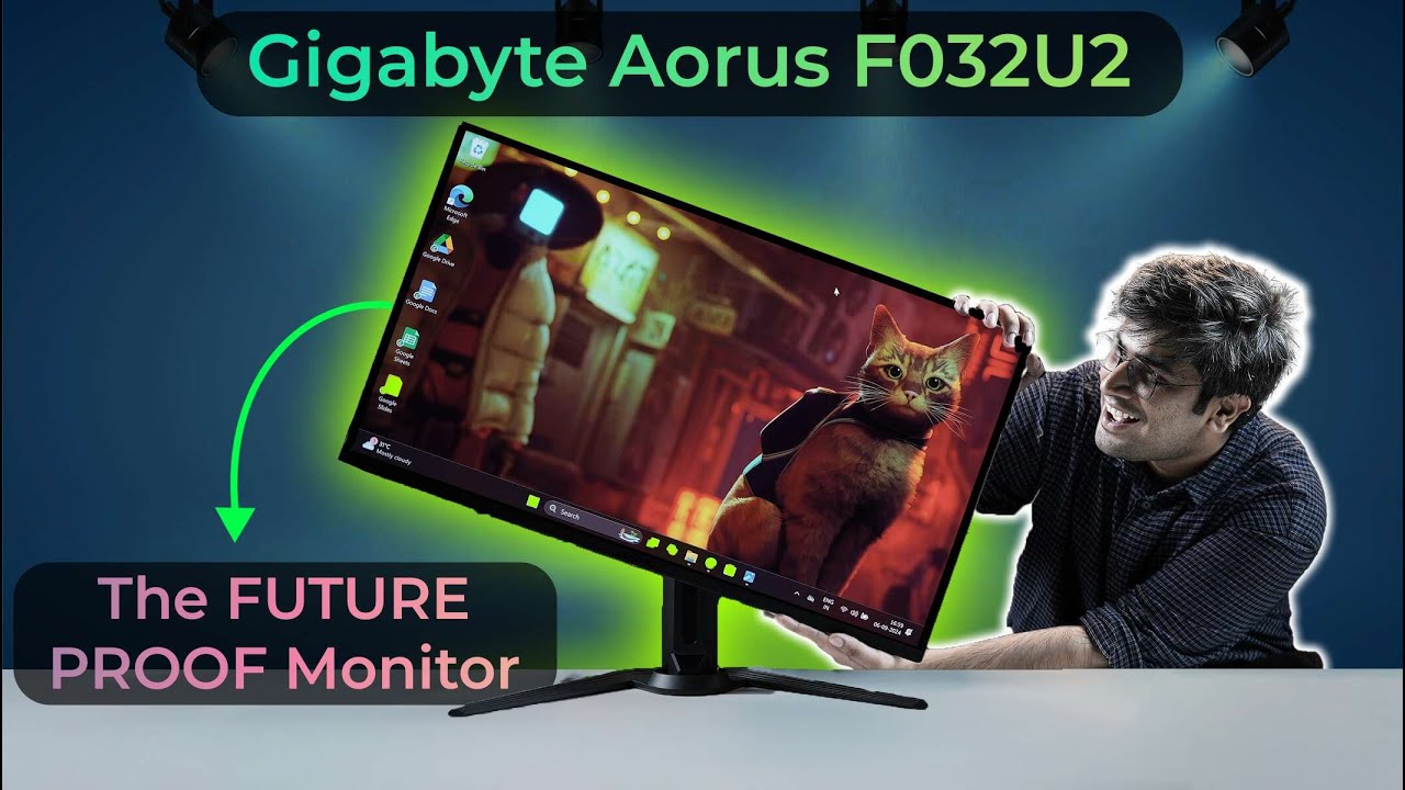 Gigabyte Aorus F032U2P : The Future Proof Monitor - YouTube