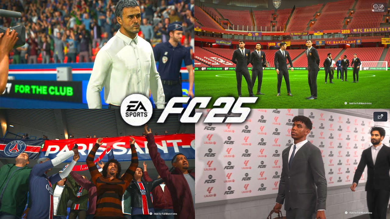 PS5 | ALL INTRO CUTSCENES | EA FC 25 - YouTube
