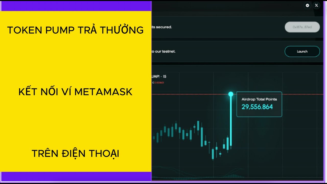 TOKEN PUMP TRẢ THƯỞNG - KẾT NỐI VÍ METAMASK TRÊN ĐIỆN THOẠI - YouTube