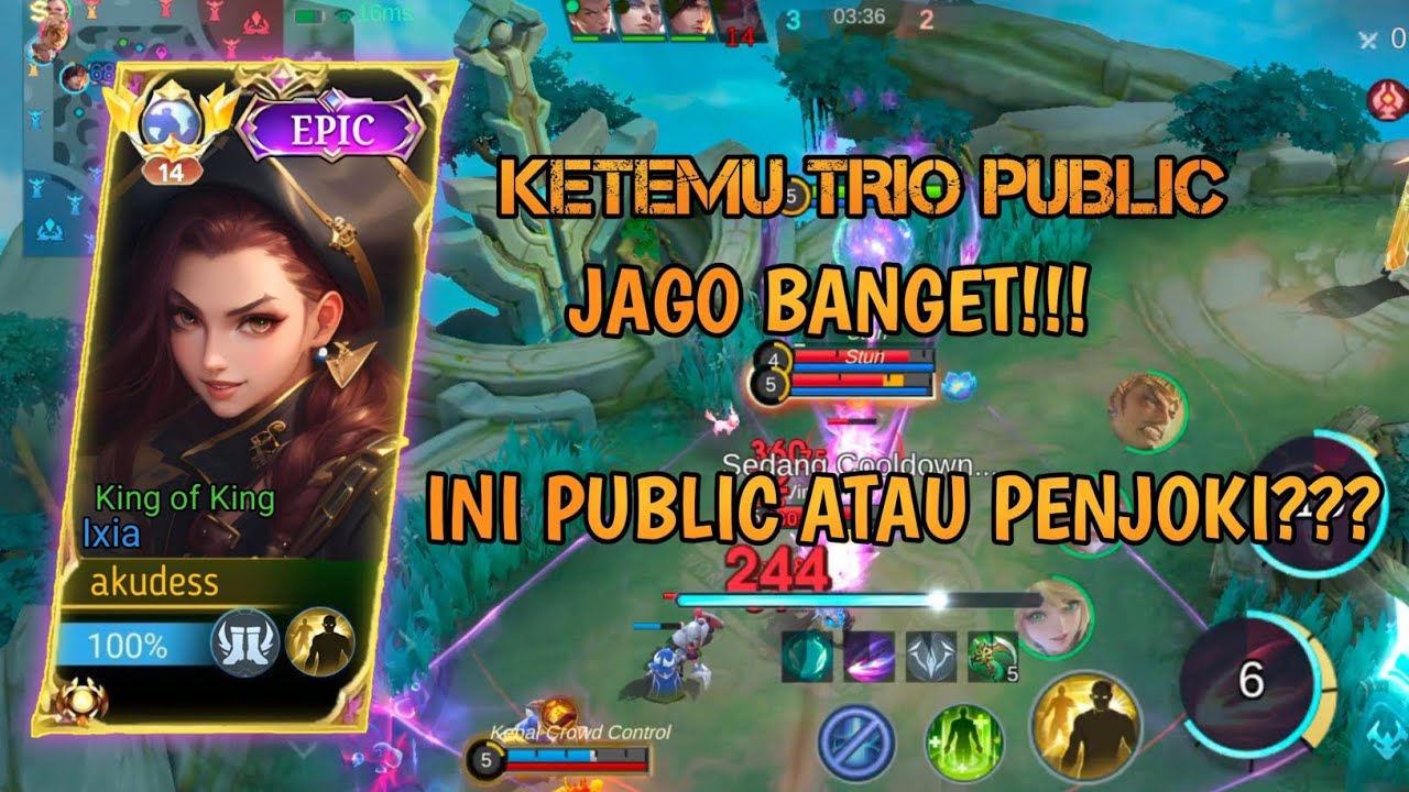 TOP GLOBAL IXIA KETEMU TRIO PUBLIC JAGO BANGET!!! INI PUBLIC ATAU PENJOKI??? - YouTube