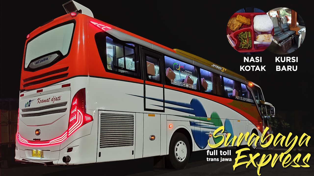 Kramat Djati Surabaya Express, Layanan Terbaru Tanpa Exit Tol - YouTube