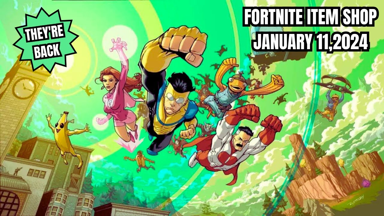 Fortnite Item Shop Invincible Is Back & More! (January 11,2024 ...