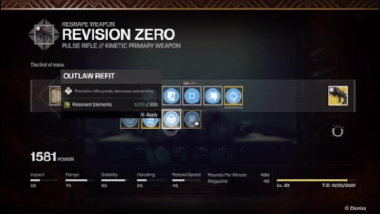 Destiny 2: Lets talk about Revision Zero full power. You will thank me ...