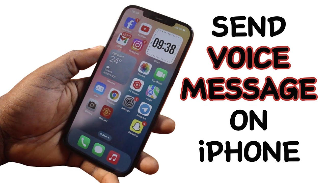 How to Send Voice Message on iPhone - YouTube