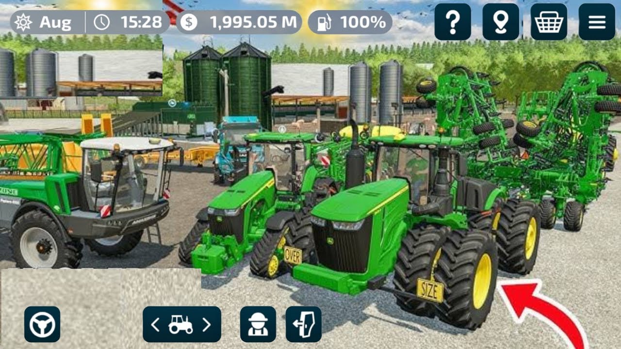 Farming simulator 25 mobile ! Harvesting Oct ! Fs23 fleet Map mods ...