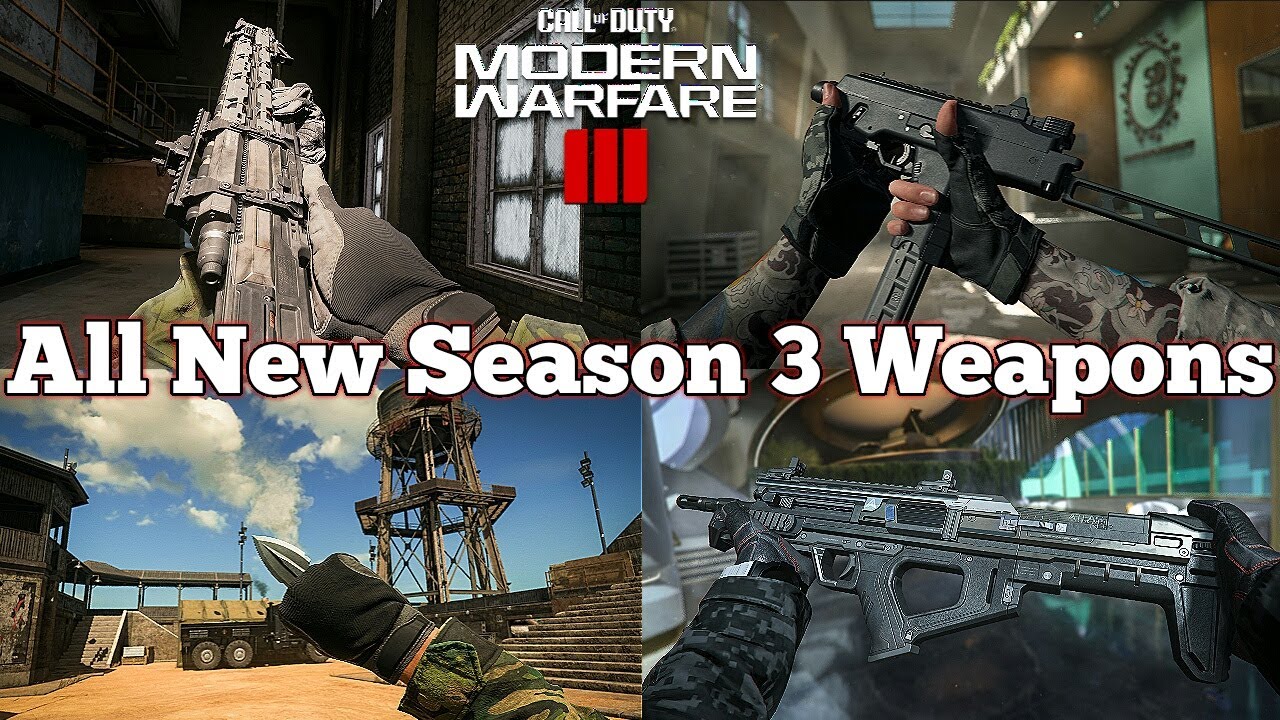 Modern Warfare 3 All New Season 3 Weapons (Preview) - YouTube