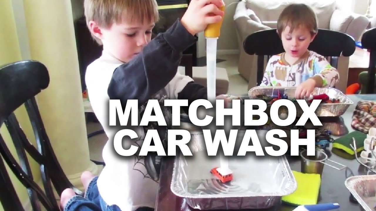 HOMEMADE MATCHBOX CAR WASH! - YouTube