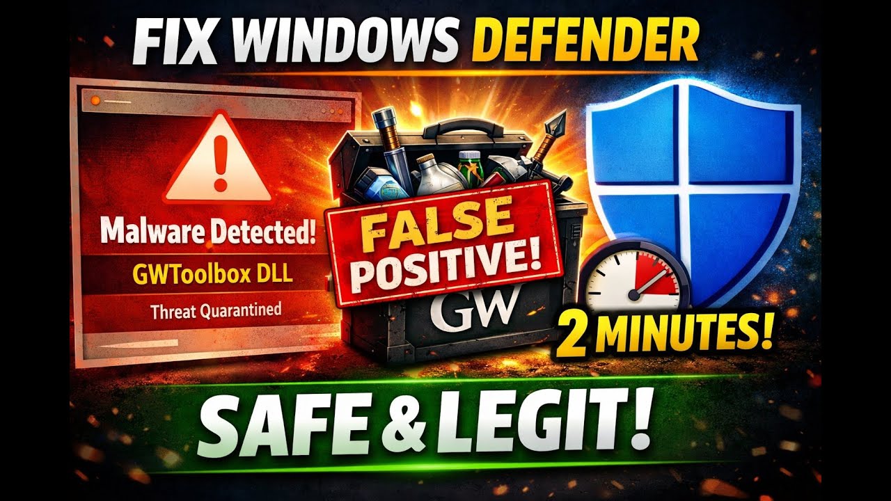 “GWToolbox Flagged as Malware? FIX Windows Defender in 2 Minutes (Safe ...