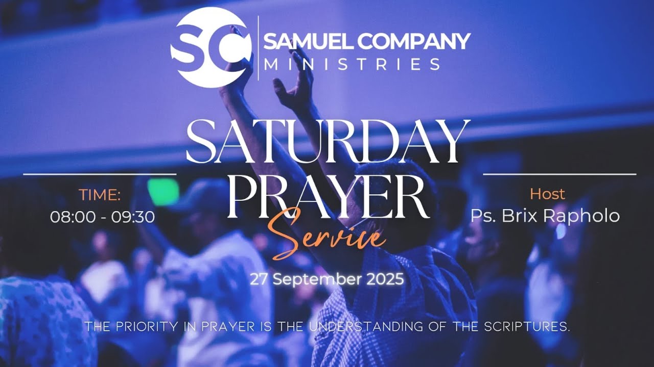Samuel Company Ministries | Saturday Prayer | 27 September 2025 - YouTube