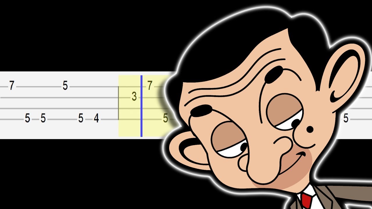 Mr. Bean Animated Cartoon Intro Opening Theme (Easy Ukulele Tabs ...