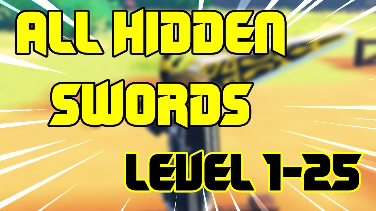 Every FREE Hidden Sword in Sword Burst 3 [Level1-25] (Roblox) - YouTube