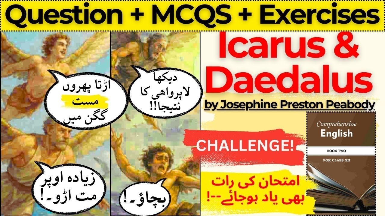 Icarus & Daedalus written by Josephine Preston Peabody || QUESTIONS ...