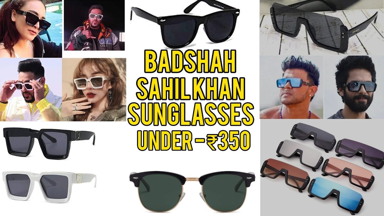 Best sunglasses for men | Accessories for men | BADSHAH | SAHIL KHAN ...