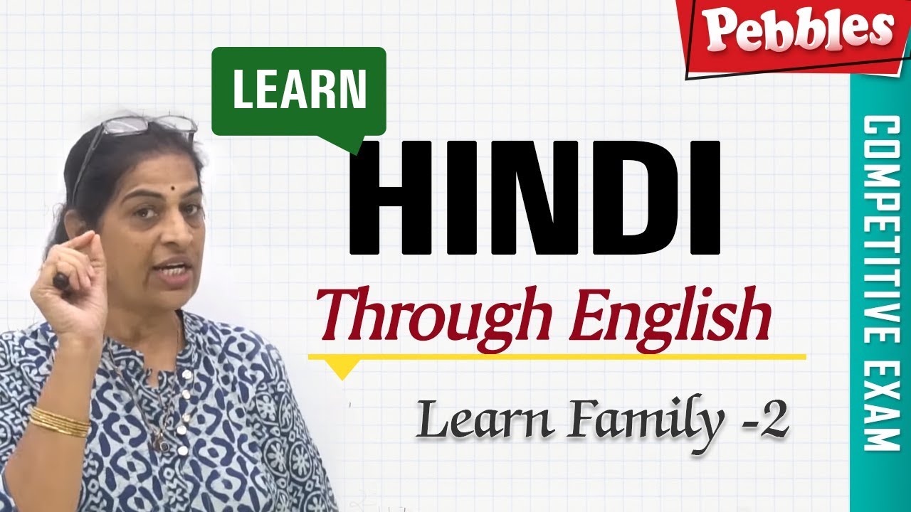 Spoken Hindi Through English | Learn Family -2 | Spoken Hindi Classes ...