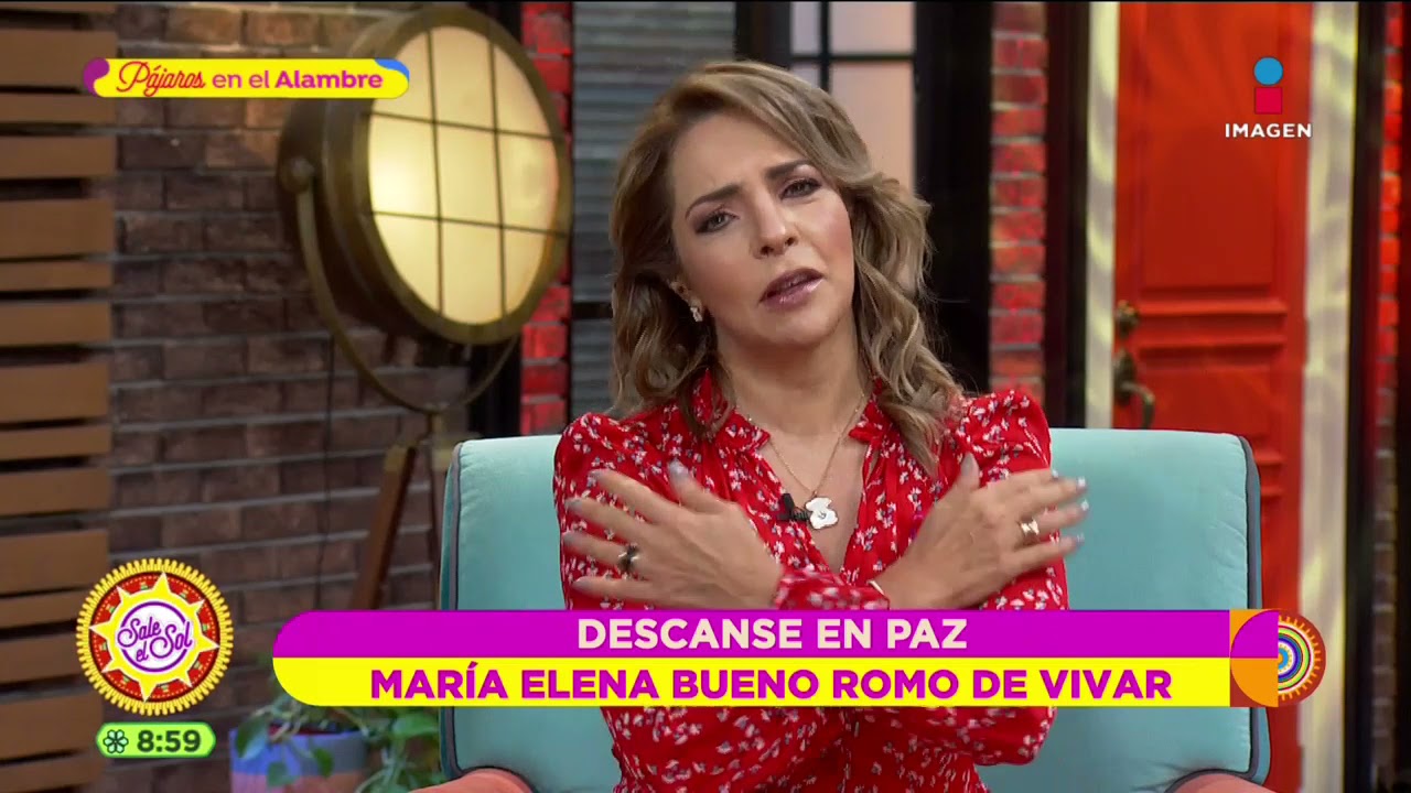 Descanse en paz María Elena Bueno Romo de Vivar, madre de la productora ...
