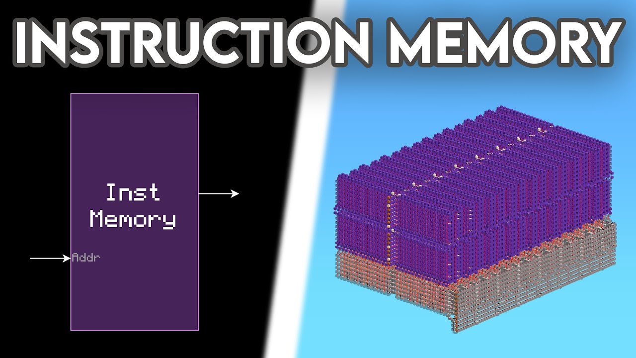 Instruction Memory - Let's Make a Redstone Computer! #5 - YouTube