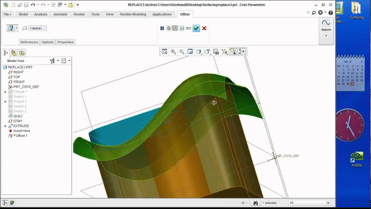 Surfacing with Base Package and Creo Interactive Surface Design ISDX ...