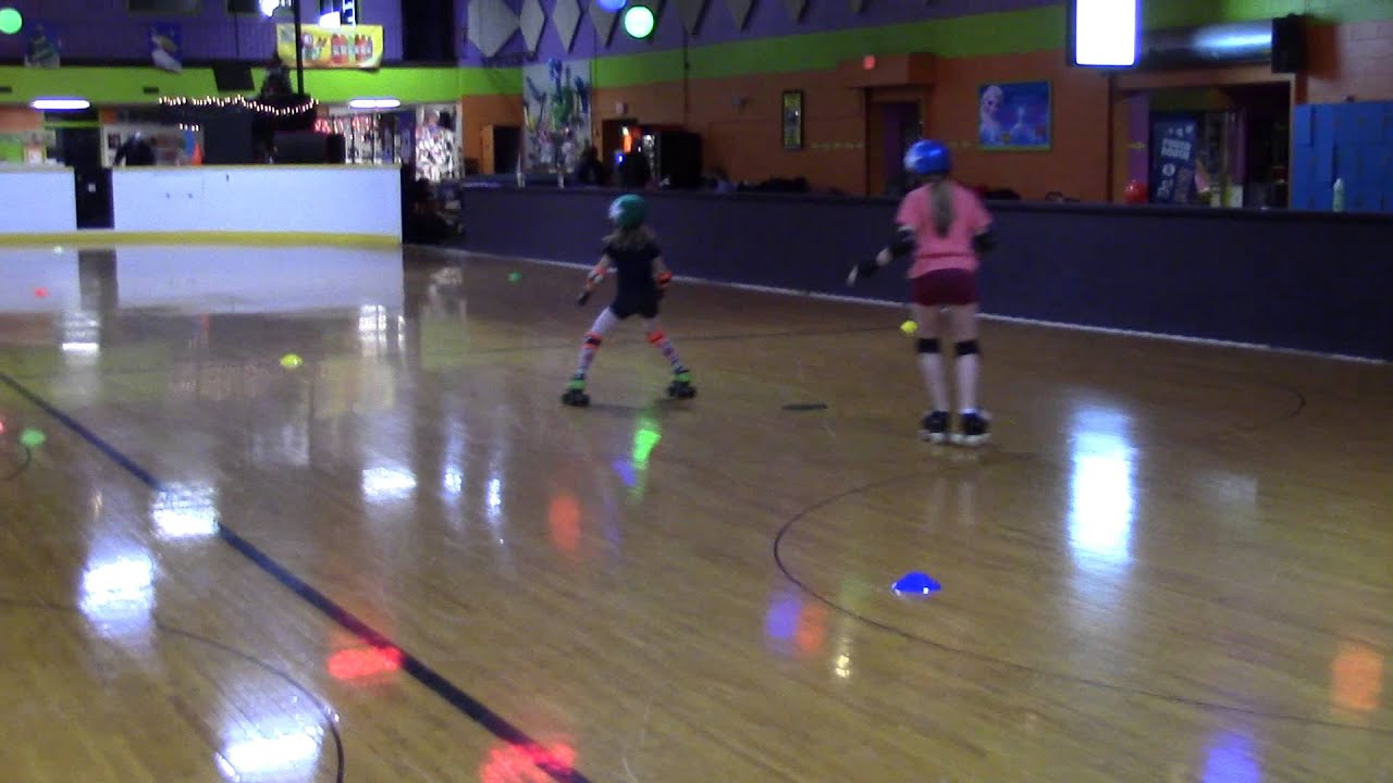 Eastside Derby & Junior Derby Girls Practicing Transitions Using Edges ...