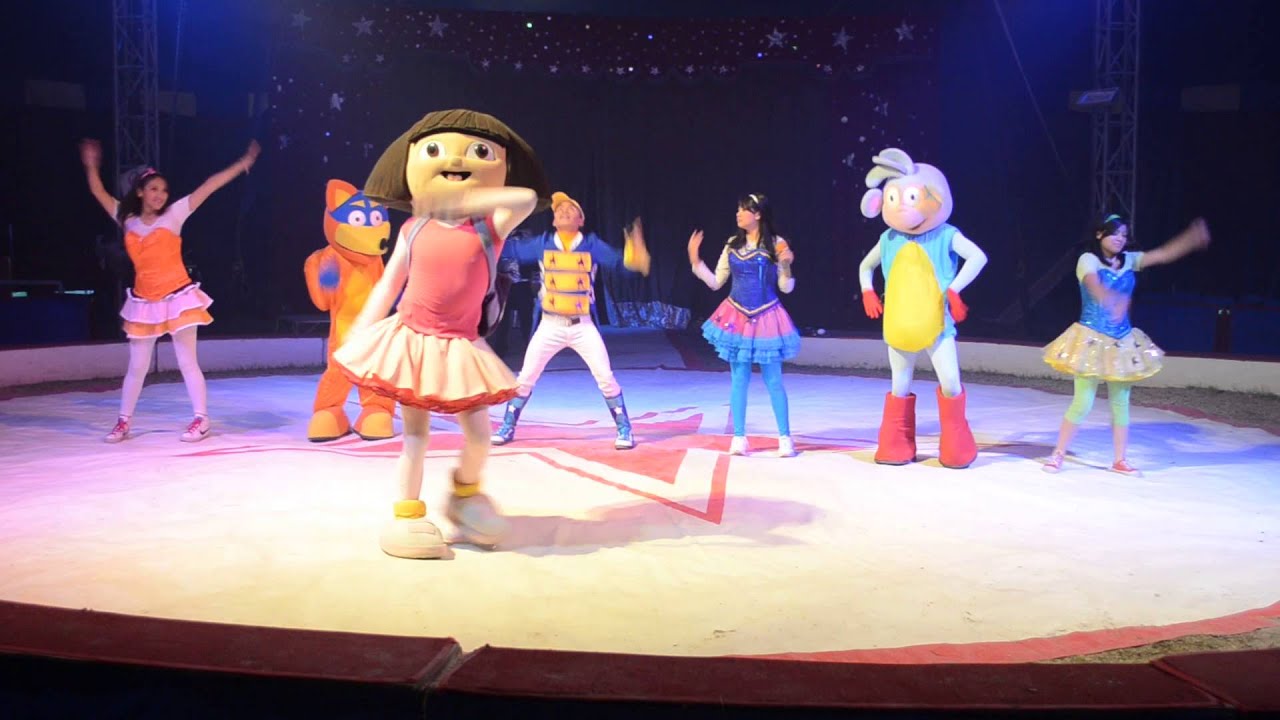 ANDROLIN EL SHOW! CON DORA LA EXPLORADORA(IMITACION) EN EL CIRCO TEL ...