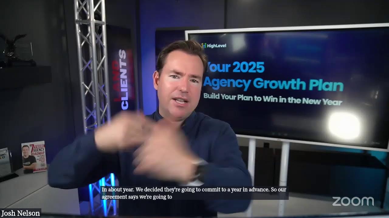 2025 Agency Growth Plan Workshop with Josh Nelson - Day 2 - YouTube