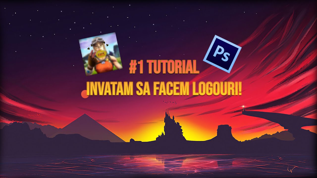 Primul tutorial! Cum sa faceti logouri pentru YT/Discord/etc - YouTube
