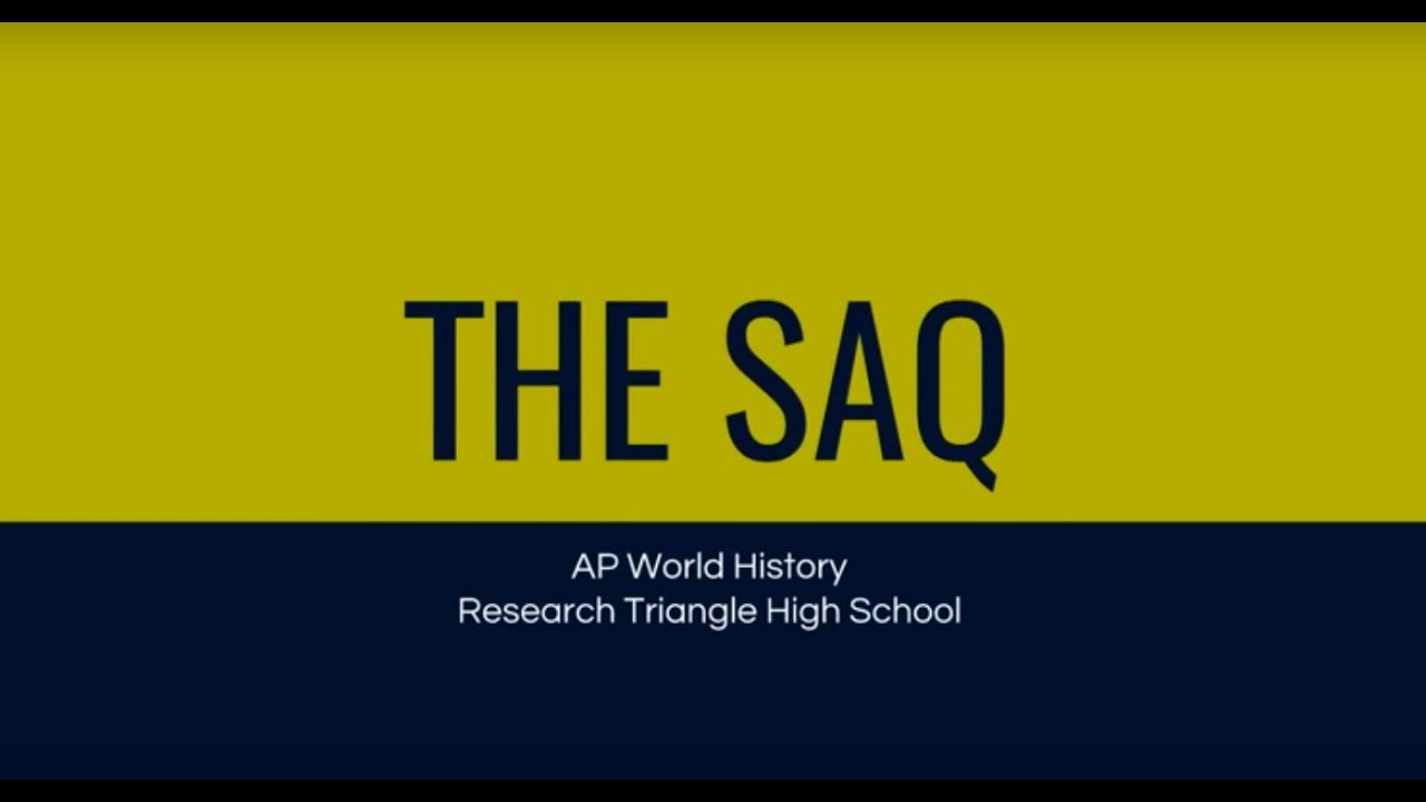 Introduction to the SAQ - YouTube