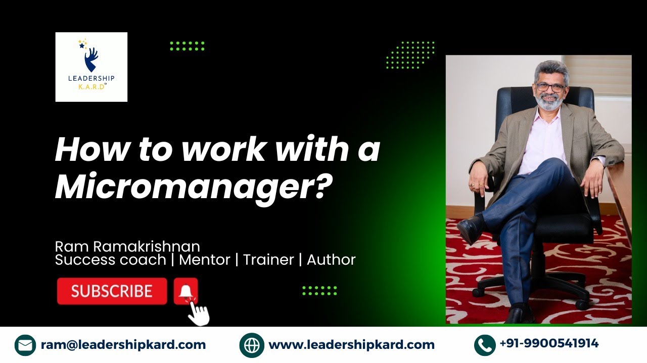 Q&A: How to work with a Micromanager? - YouTube