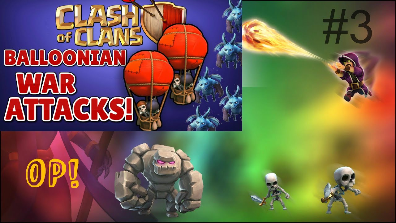Clash Of Clans - Main Accoount Let's Play Ep. 3 - "Balloonian" - YouTube