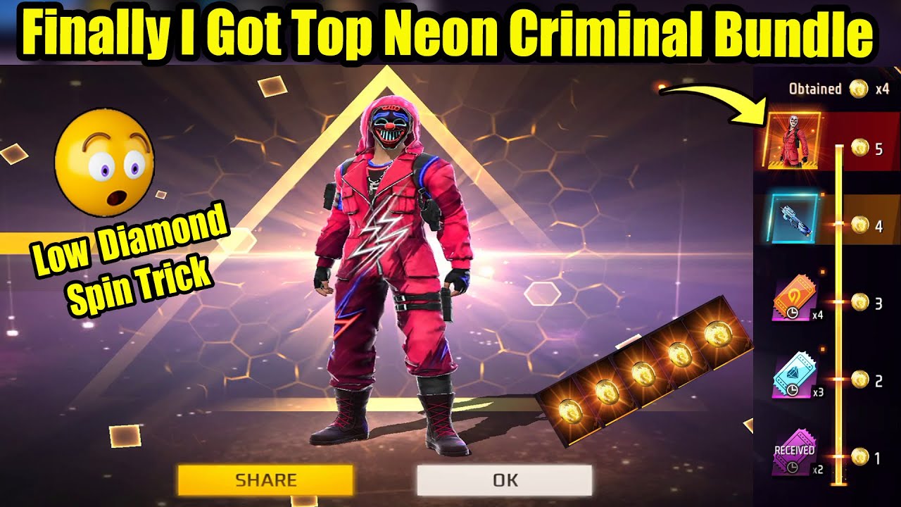 Finally I Got Top Neon Criminal Bundle in Pakistan Server l Spin ...
