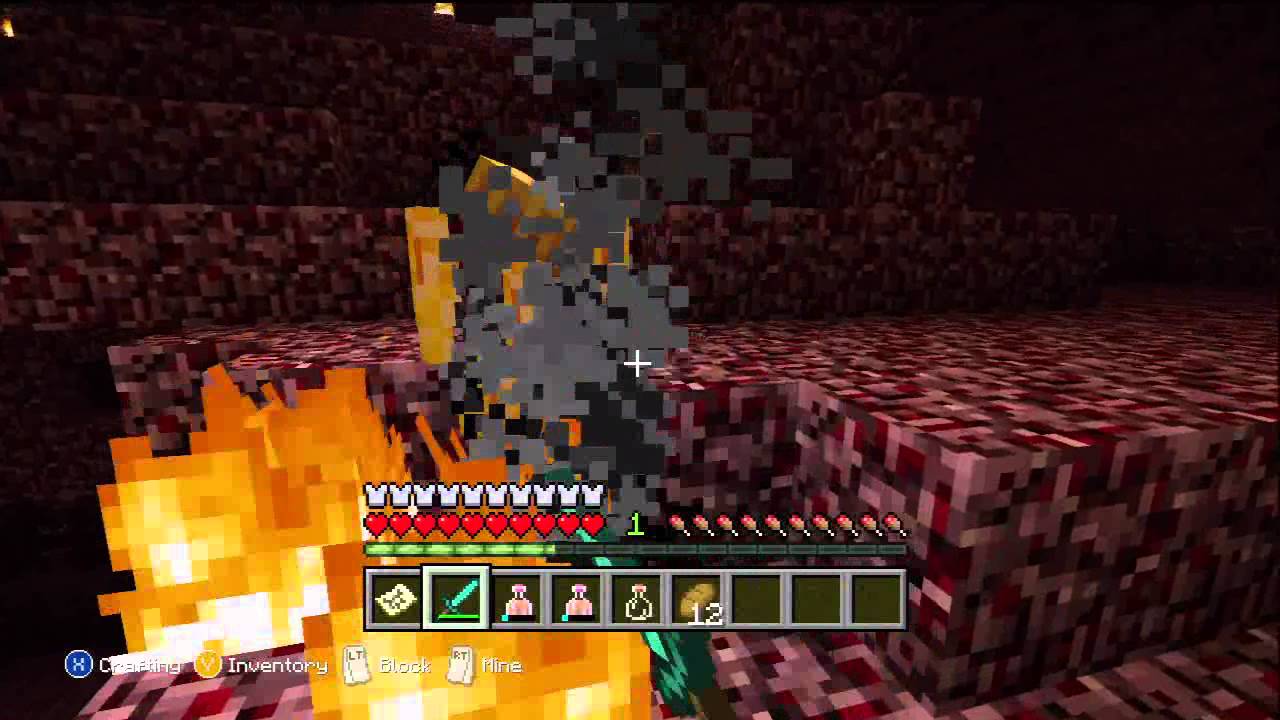 Minecraft Xbox 360 - Title Update 7 - Blaze Spawner. (with seed number ...