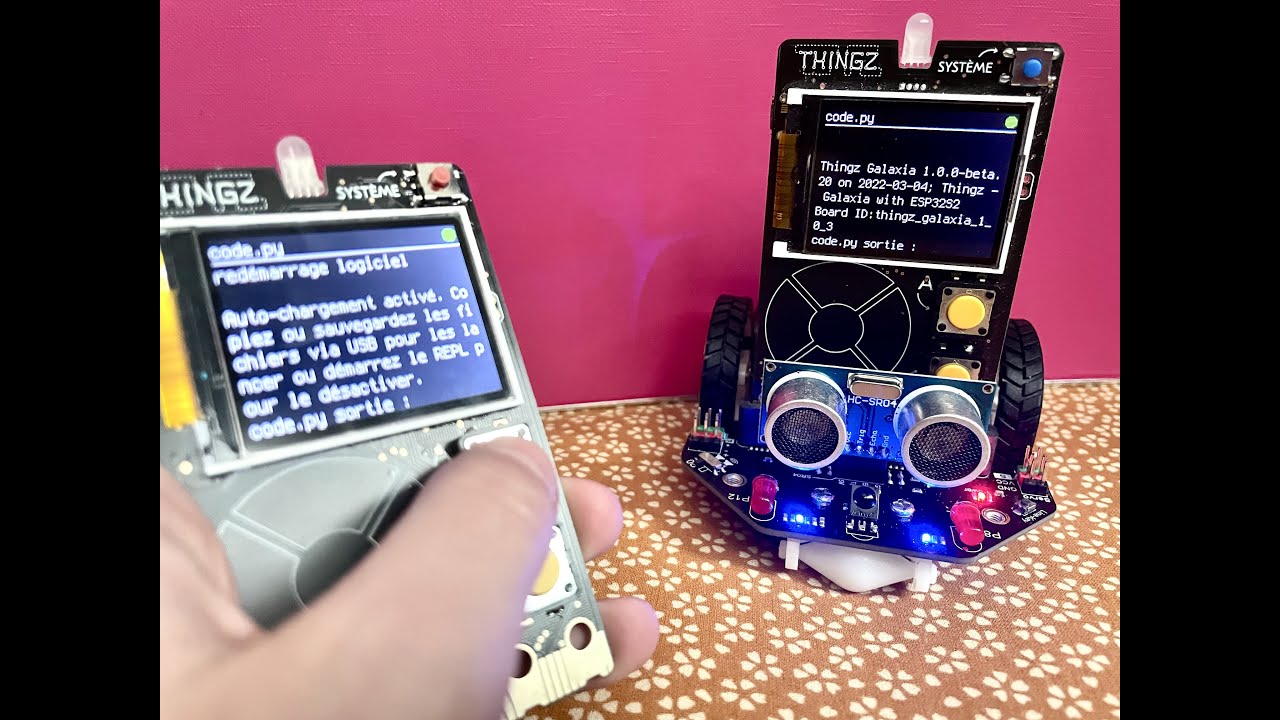 Programmez le robot Maqueen avec des blocs (carte Galaxia) - YouTube