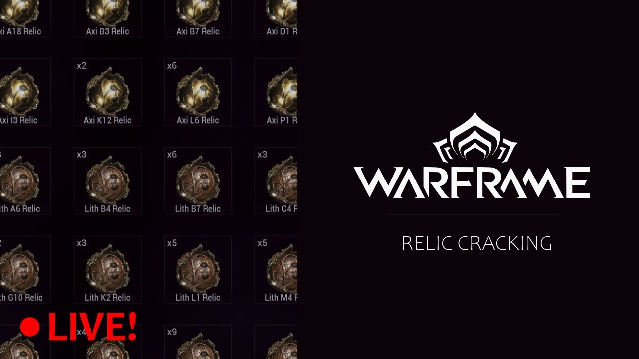 Warframe | Cracking Relics - I NEED MORE FORMA AAAAAAAAAAAAAAAAAAAAAAA ...