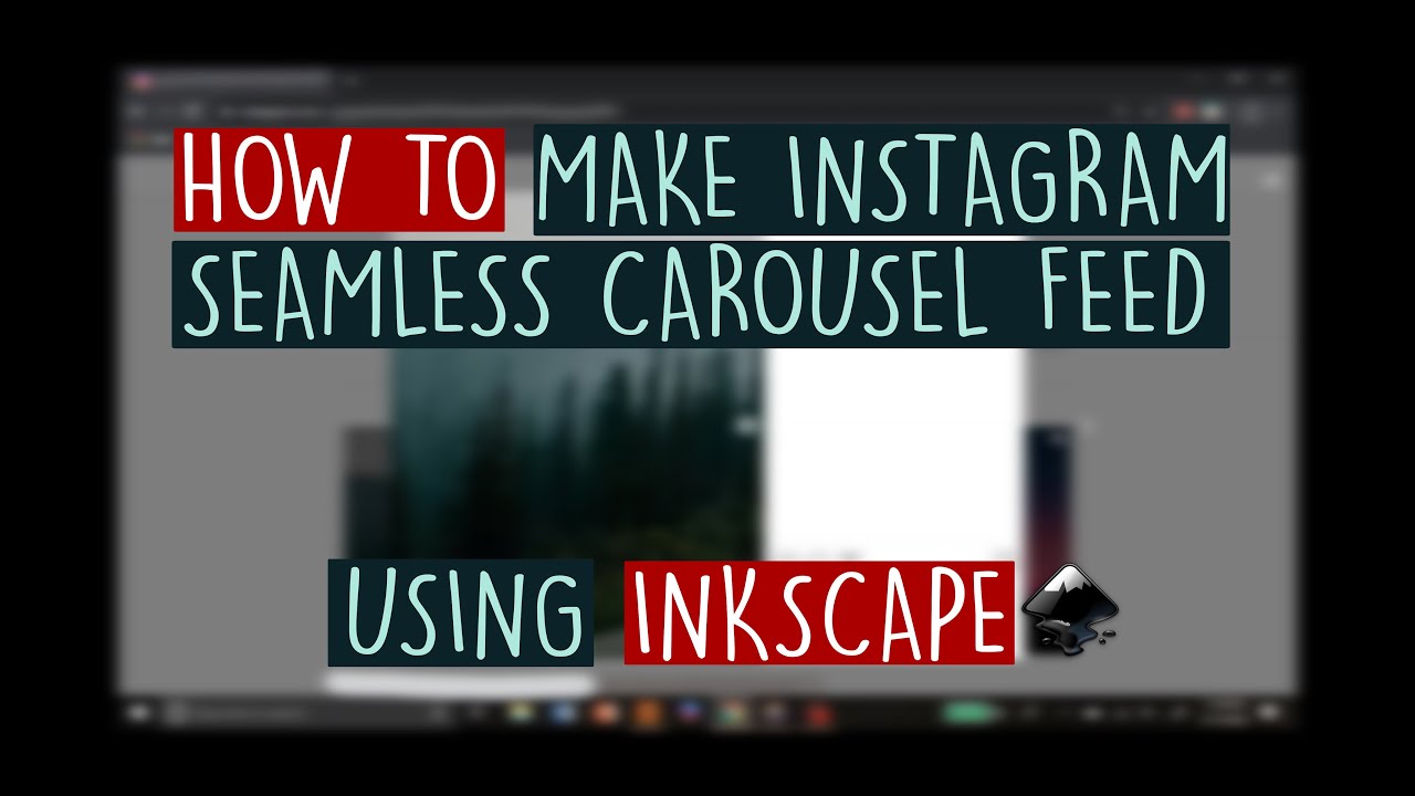 How To Make Seamless Carousel Using Inkscape - YouTube